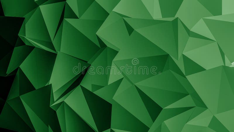 Green Polygon Background stock illustration. Illustration of unique ...