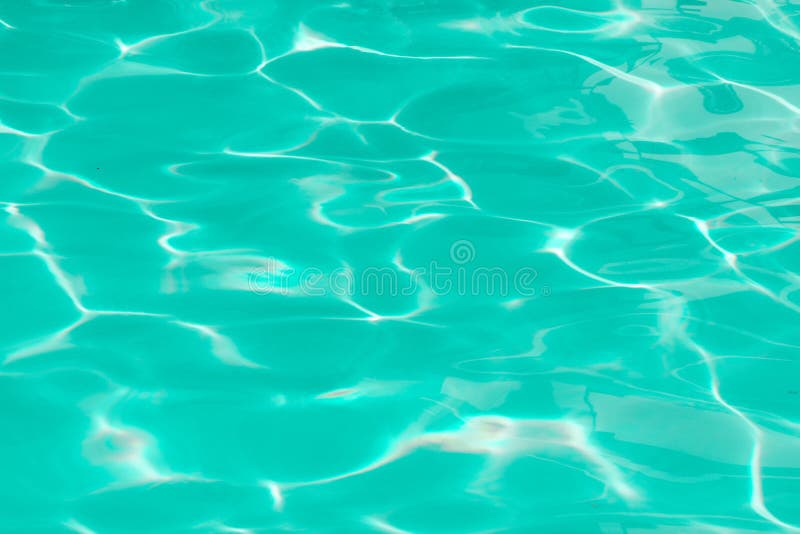 Green Pool Water with Sun Reflections Stock Image - Image of clear ...