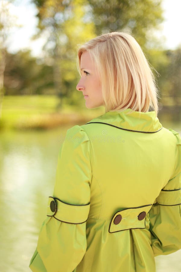 Green portrait stock photo. Image of female, relaxation - 10917208
