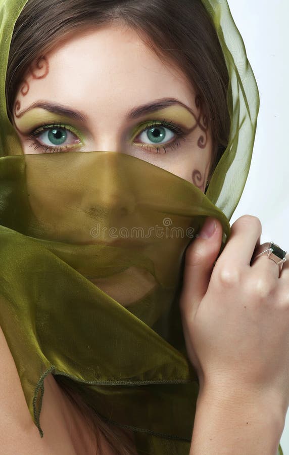 Green portrait stock image. Image of face, healthy, cheerful - 12015583