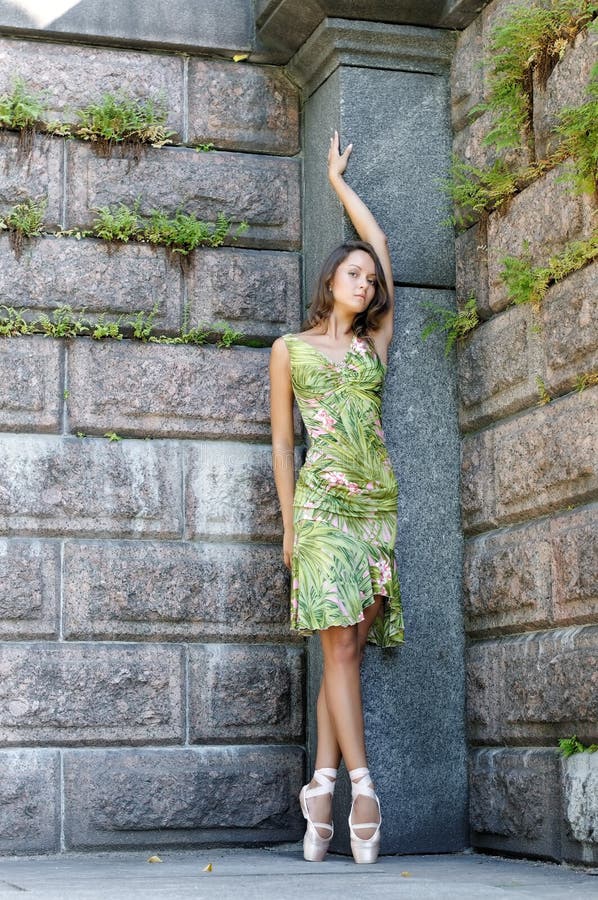 Green portrait stock image. Image of architecture, dancer - 16509991