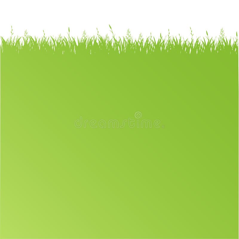 Green Poster with Green Grass Stock Vector - Illustration of elements ...