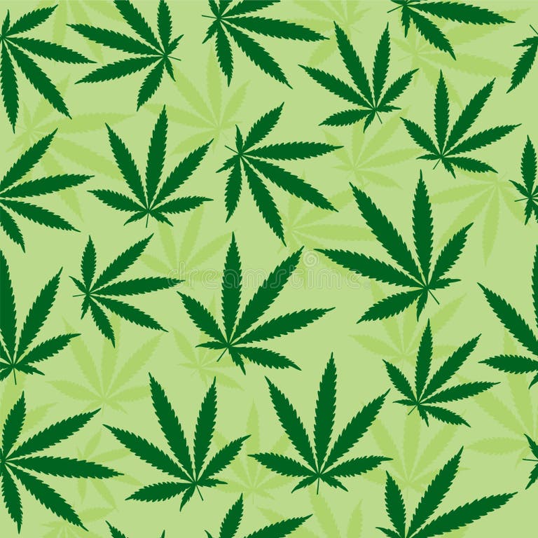 Green Pot Leaf Background stock vector. Illustration of drug - 4213904