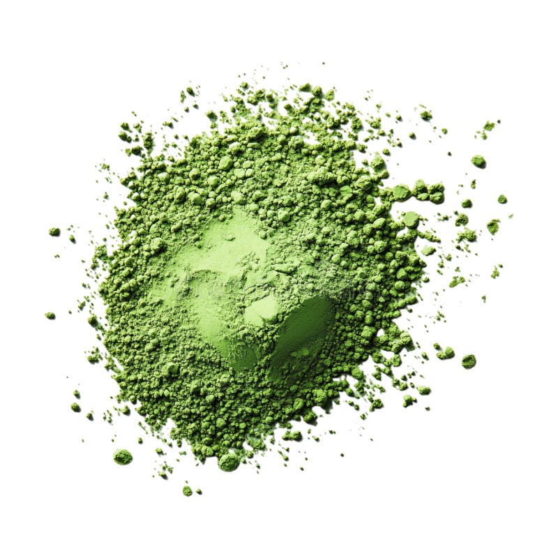 Green Powder on Transparent Background - Ai Generated Stock ...