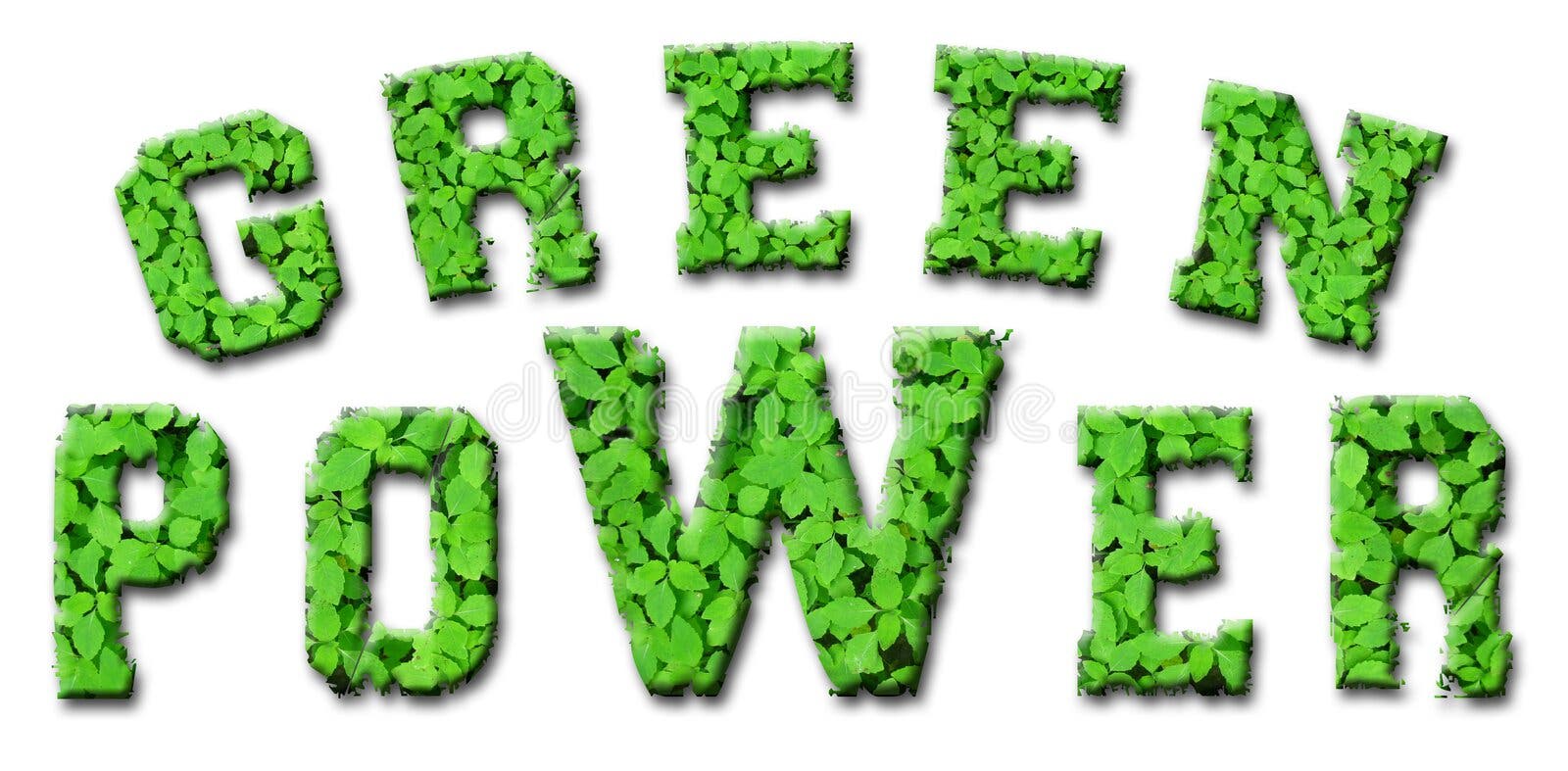 Green power stock photo. Image of earth, sustainable, phrase - 4299472