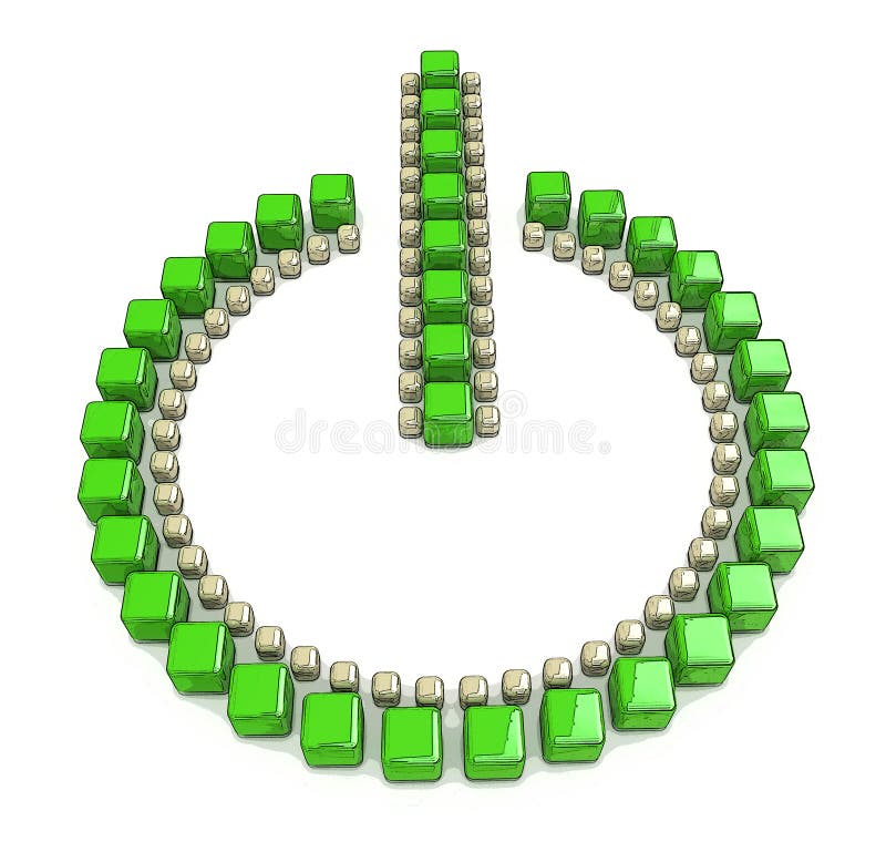 Green Power Button Stock Illustrations – 21,082 Green Power Button ...