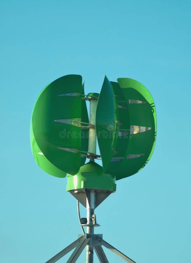 Green power generator stock photo. Image of roof, power - 17872778