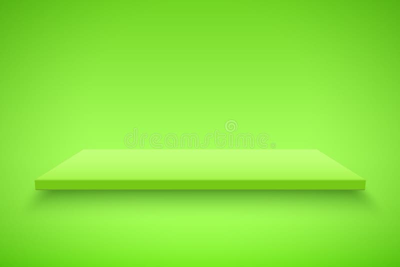Green Presentation Platform Stock Vector - Illustration of shadow ...