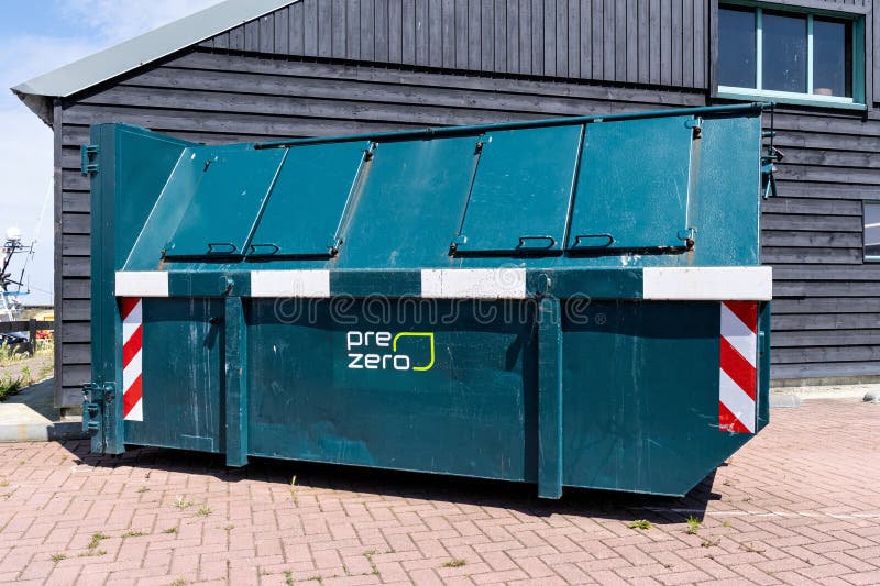 PreZero roll-off container editorial photography. Image of dumpster ...