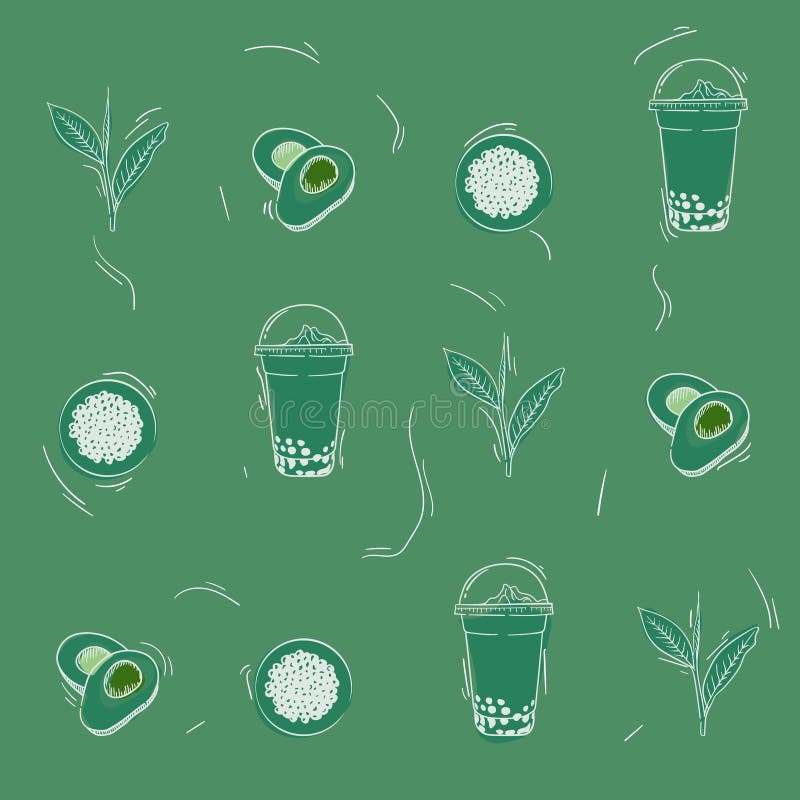 Boba Pattern Stock Illustrations – 207 Boba Pattern Stock Illustrations ...