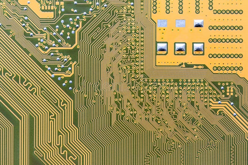 Circuit Board Integrated on Computer Stock Photo - Image of electronic ...