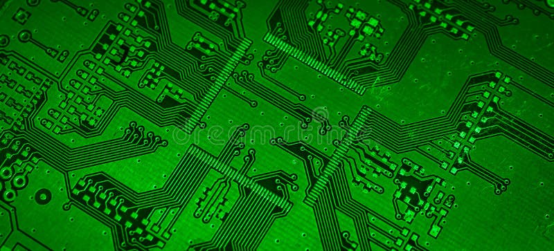 Green Printed Circuit Board with Gold Plating Stock Photo - Image of ... Green Printed Circuit Board with Gold Plating Stock Photo - Image of ...