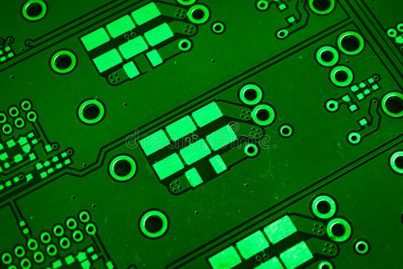 Green Printed Circuit Board with Gold Plating Stock Photo - Image of ... Green Printed Circuit Board with Gold Plating Stock Photo - Image of ...