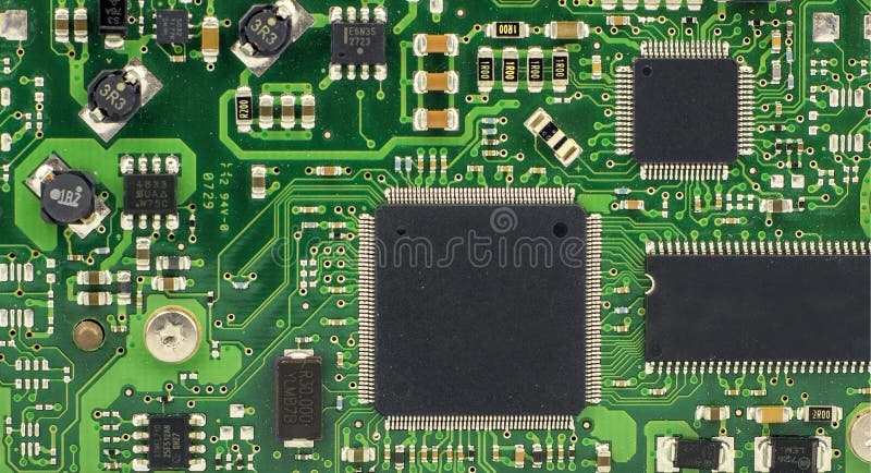 Green Printed Circuit Board PCB with Chip Texture or Background ... Green Printed Circuit Board PCB with Chip Texture or Background ...