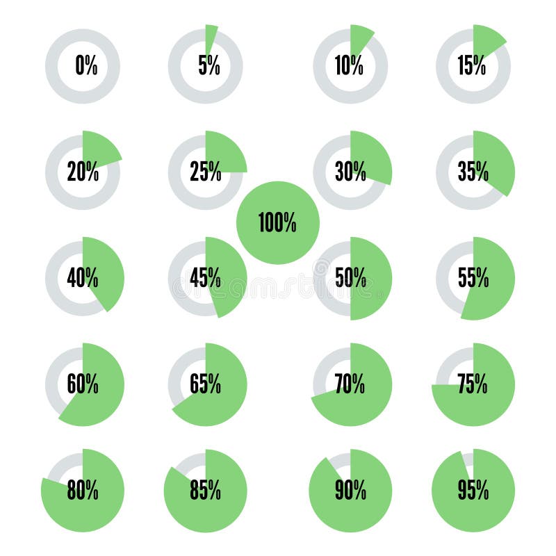 Color Progress Indicators Set, Vector Illustration for Design Stock ... Color Progress Indicators Set, Vector Illustration for Design Stock ...