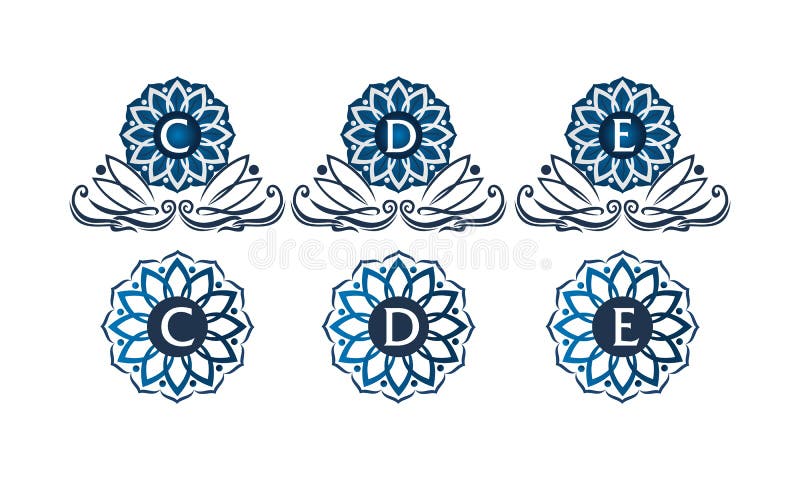 Green Project Solution Center Template Set Stock Vector - Illustration ...