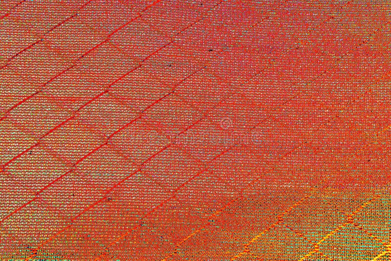 Green Protective Facade Mesh for Work on a Construction Site Close-up ...