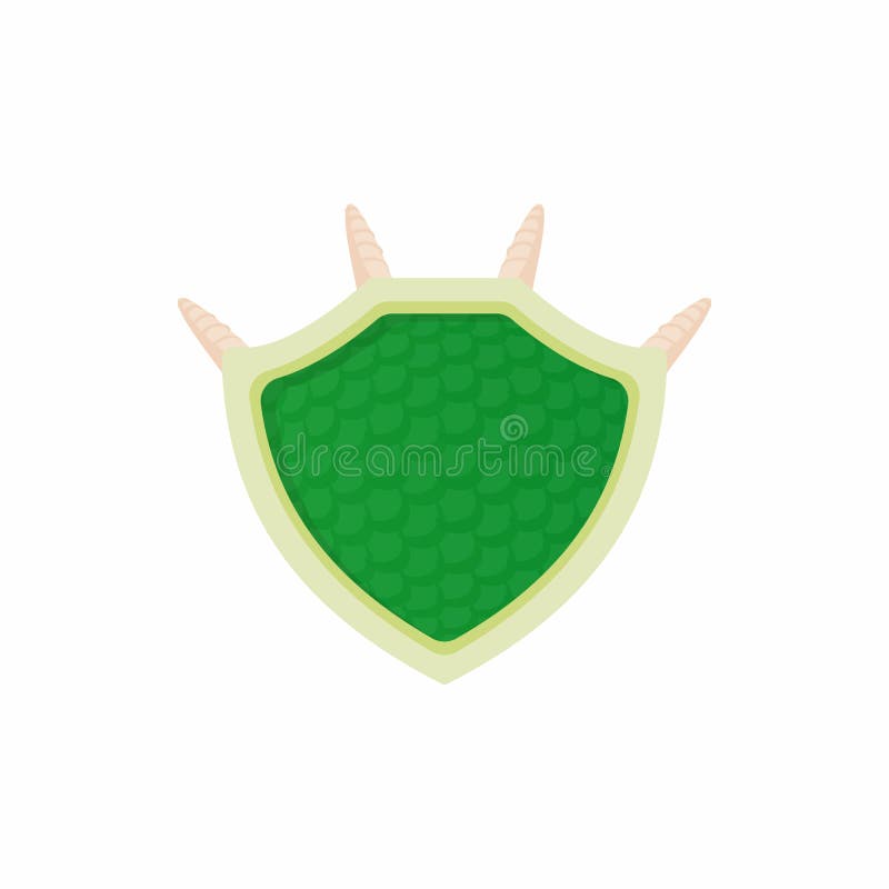 Green Shield Icon Cartoon Style Stock Illustrations – 349 Green Shield ...