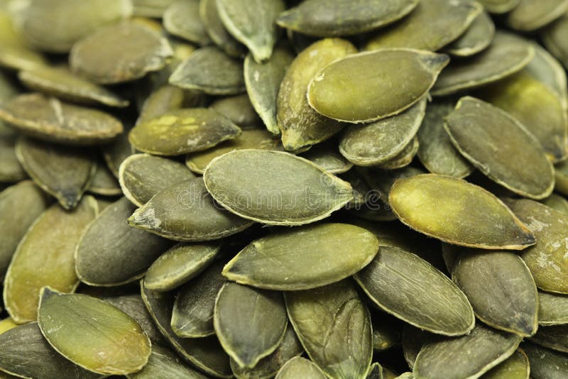 Green Pumpkin Seeds Background Stock Image - Image of proteins, plant ...