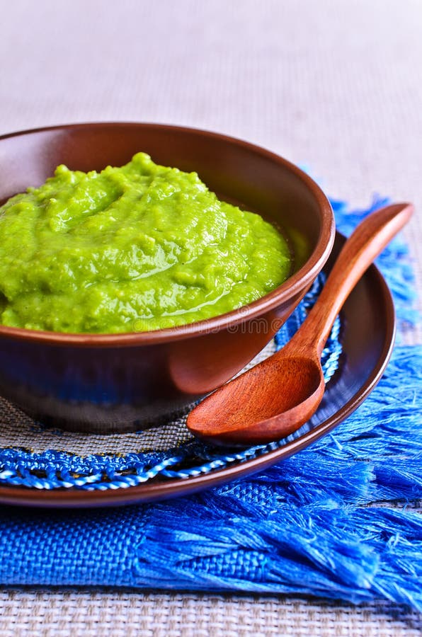 Green puree stock image. Image of gourmet, vegetable - 42001767