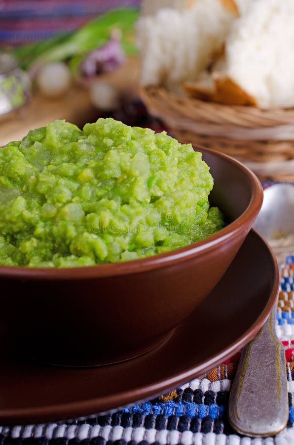 Green puree stock image. Image of garnish, refreshment - 42001553