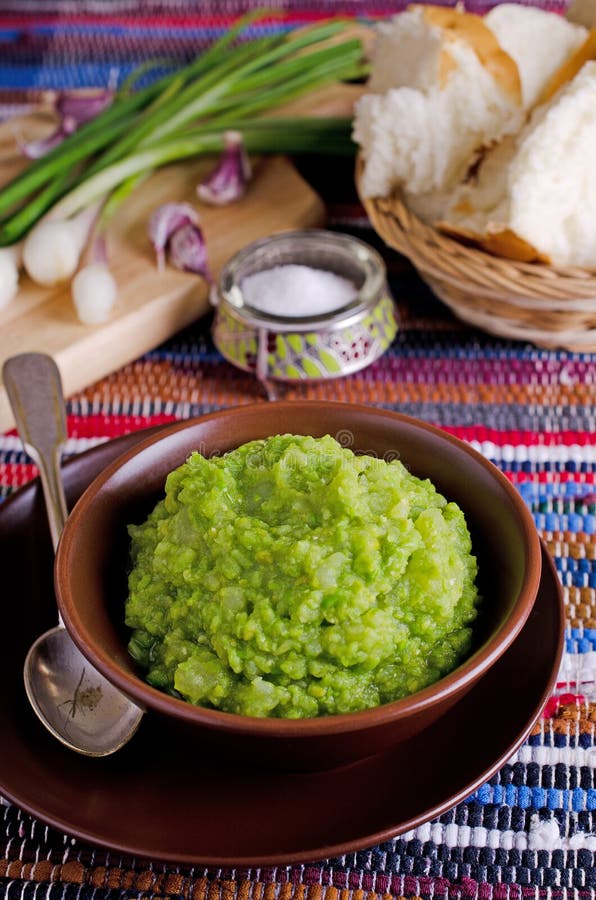Green puree stock photo. Image of garnish, snack, dieting - 42027602