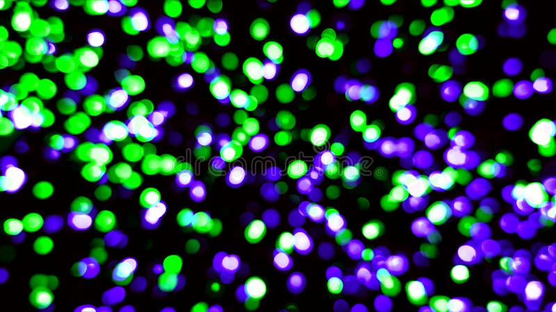 Green Purple Halloween Bokeh Animated Lights Background Loop Stock ...