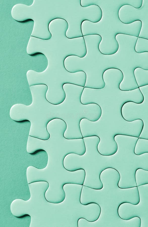 Green puzzle background stock photo. Image of finishing - 236263762