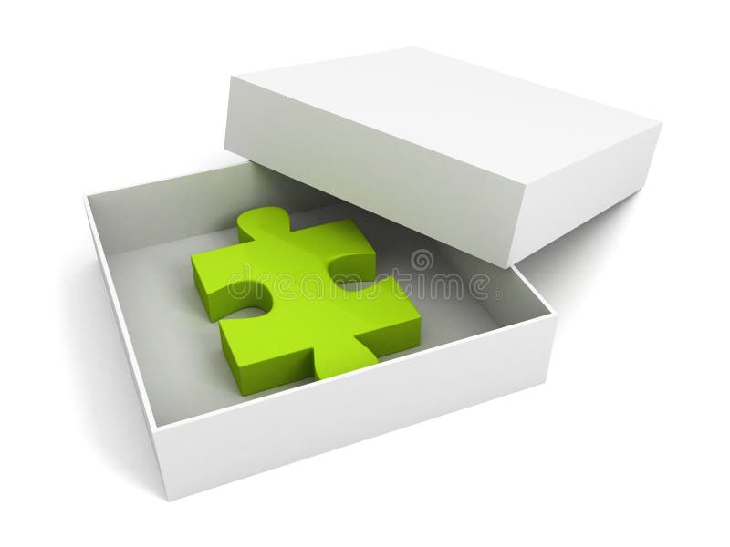 Green Puzzle Success Business Bar Chart Diagram Stock Illustration ...
