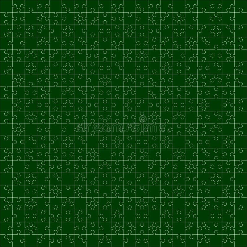 Green Puzzles Seamless Pattern Stock Illustration - Illustration of ...