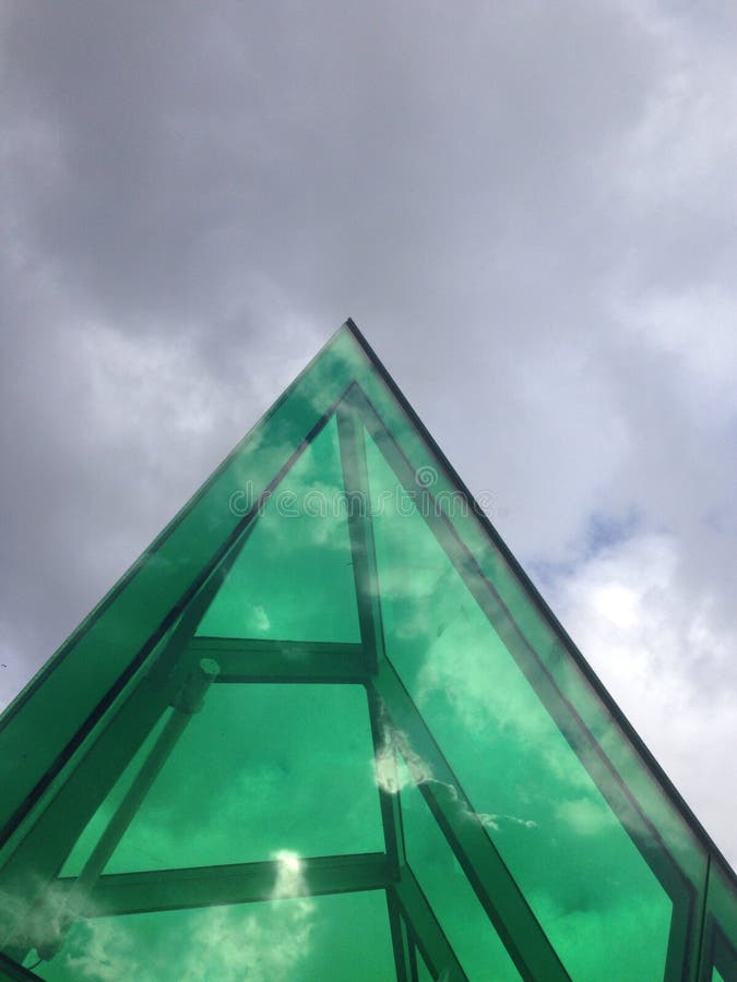 Green pyramid blue heaven stock photo. Image of heaven - 52384370
