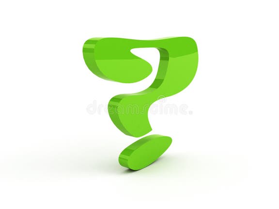 Green question-mark stock illustration. Illustration of green - 5317747