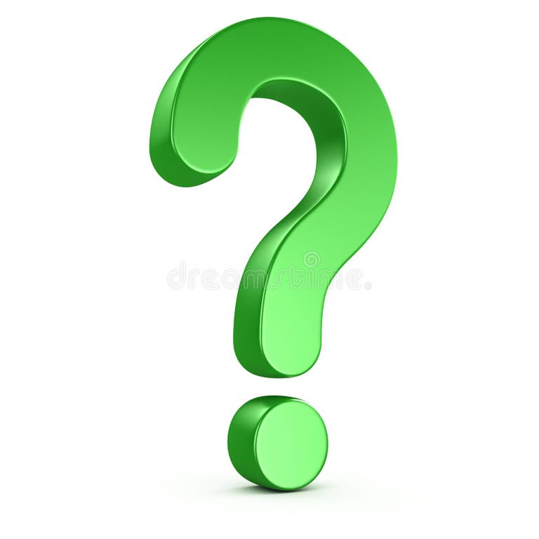 Green question mark stock illustration. Illustration of expression ...