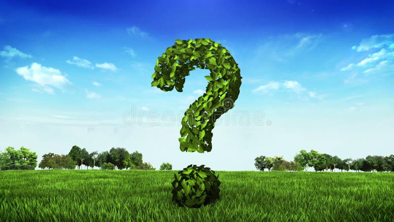 Question Mark on Vintage Twitched Television Screen-Animation of a ...