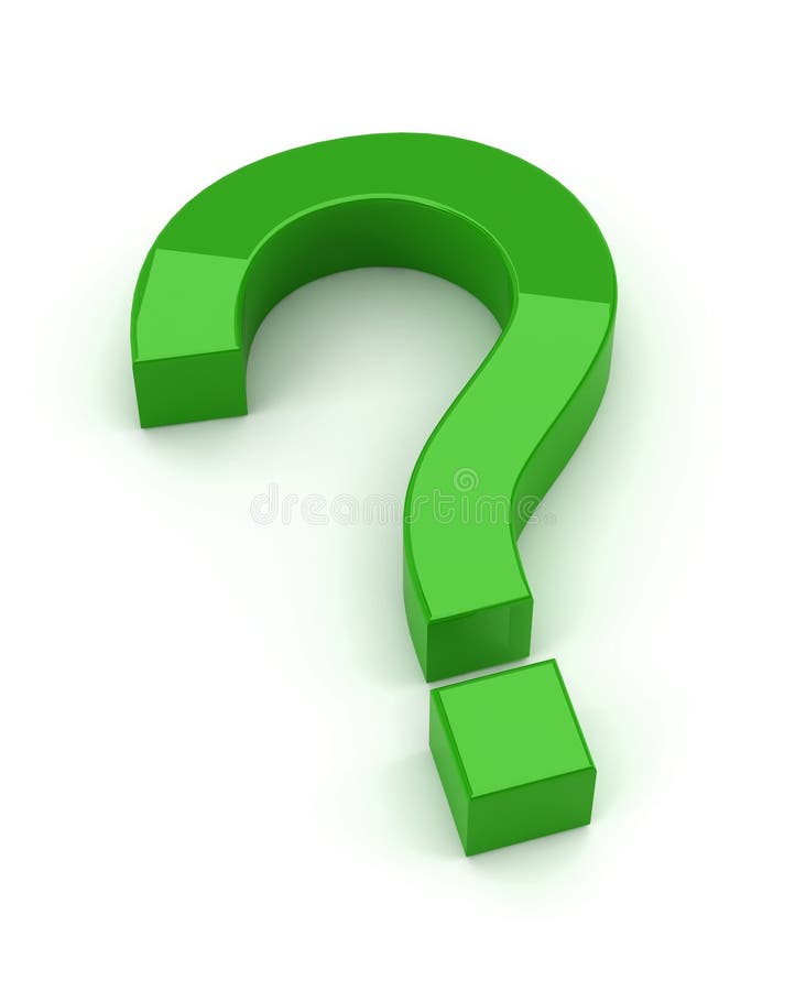 Green question sign stock illustration. Illustration of idea - 27858581