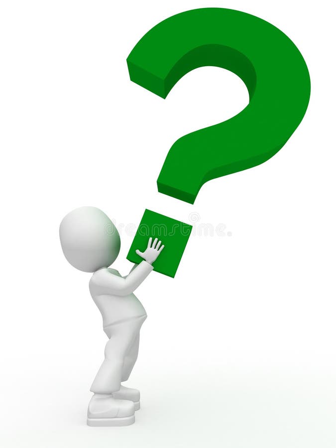 Green questions stock illustration. Illustration of white - 11119174