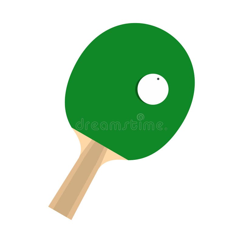 Racket for Playing Table Tennis Icon, Icon Cartoon Stock Vector ...