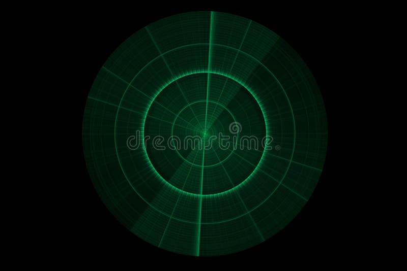 Green Radar Screen stock illustration. Illustration of screen - 309034