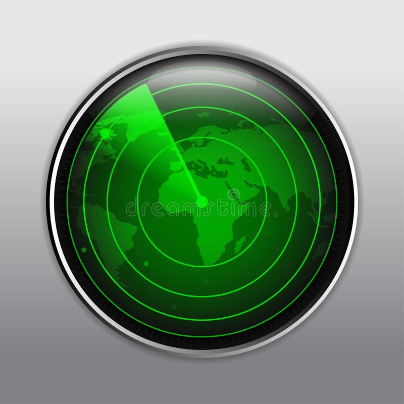 Green Radar Vector Illustration Elements of this Image Furnished by ...