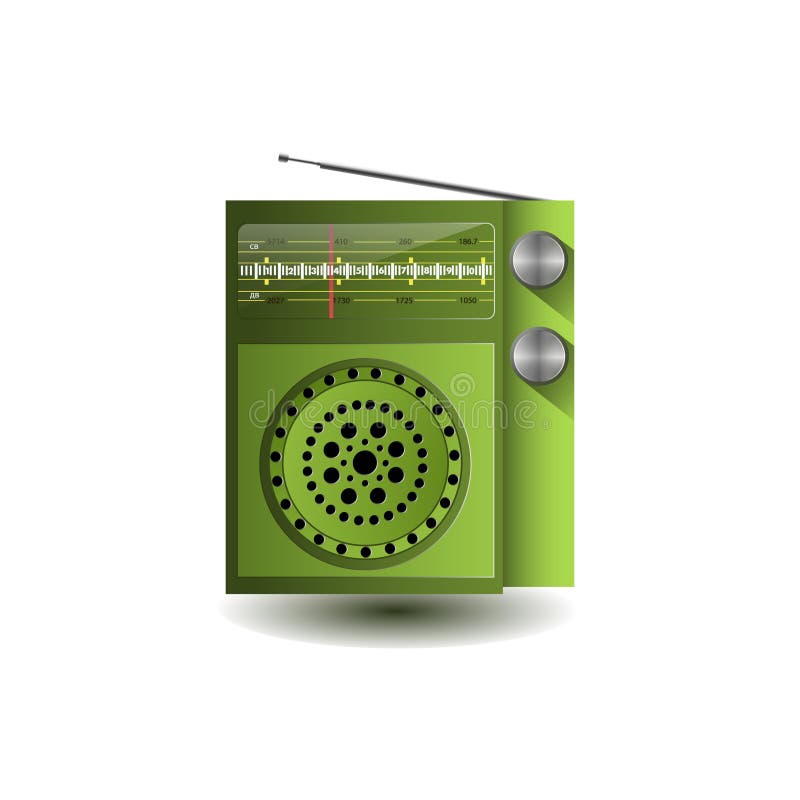 Green Radio Waves stock illustration. Illustration of emergency - 1514081