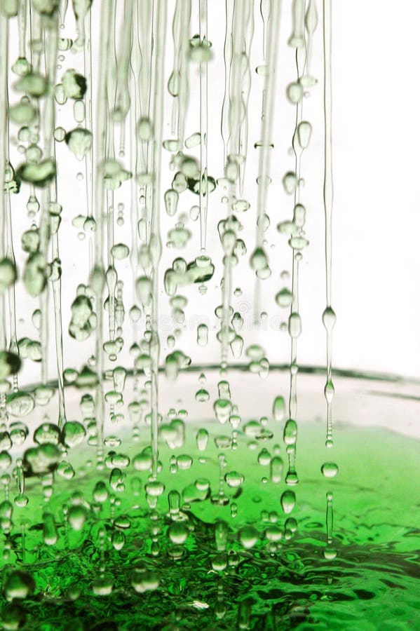 Green rain stock image. Image of froth, fresh, clear, blob - 3458481