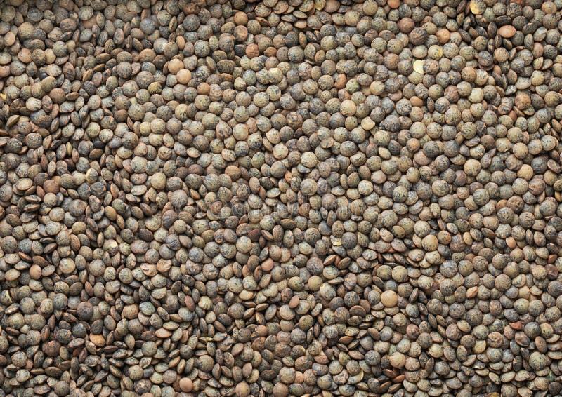 Green Raw Healthy Lentils Grain Seeds Textured Background.Macro Stock ...