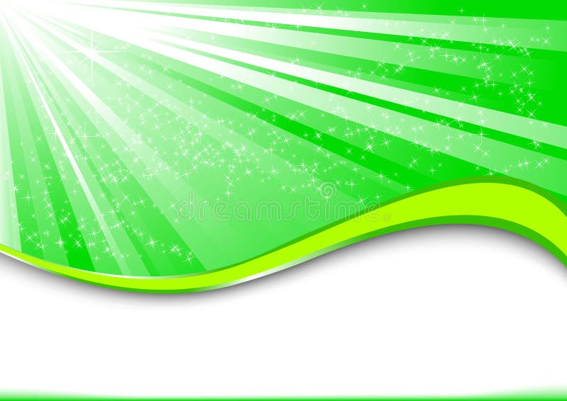 Green ray stock vector. Illustration of power, advertise - 12371593