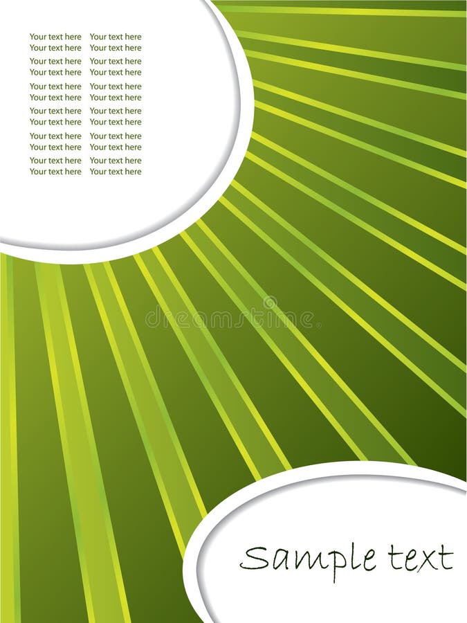 Green rays stock vector. Illustration of backdrop, artistic - 10759164