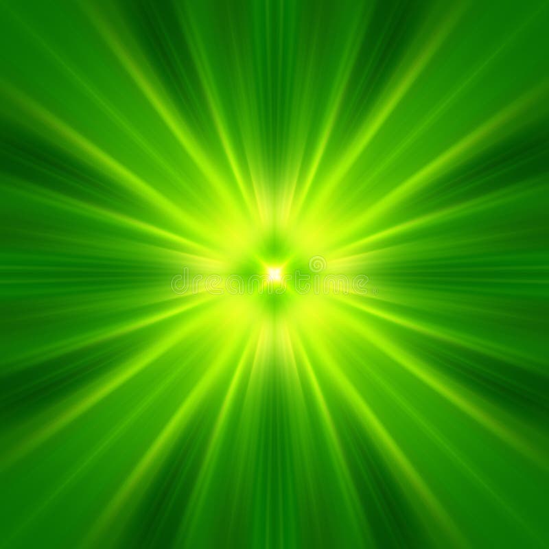 Green Rays Color Pattern Background Stock Illustration - Illustration ...