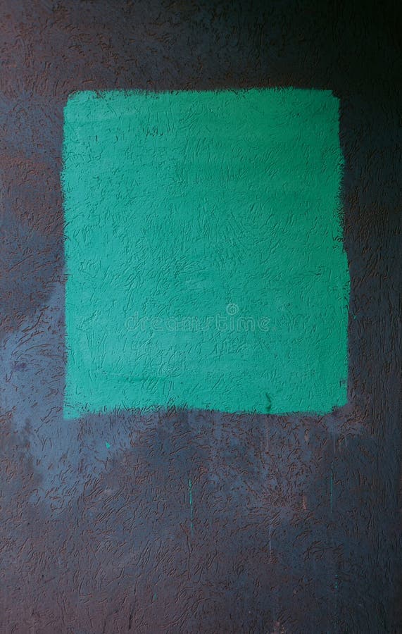 Street Color Concept with Green Rectangle Stock Image - Image of ...