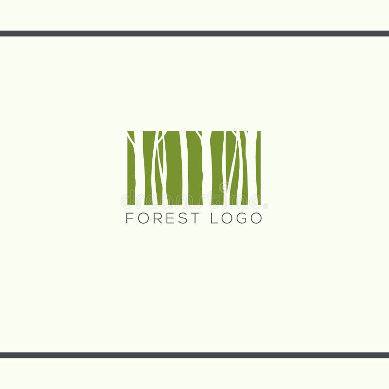 Green Forest Logo - Nature and Ecology Stock Vector - Illustration of ...
