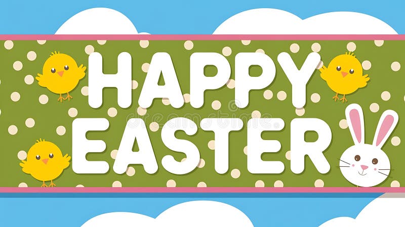 Green Rectangular Banner with a Pink Border Features the White Text ...