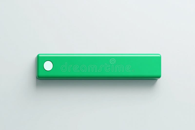 Green Rectangular Object Minimalist Design Simple Button Stock ...