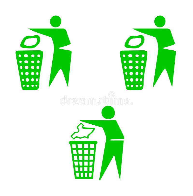 Green Recycle sign stock illustration. Illustration of earth - 92231429